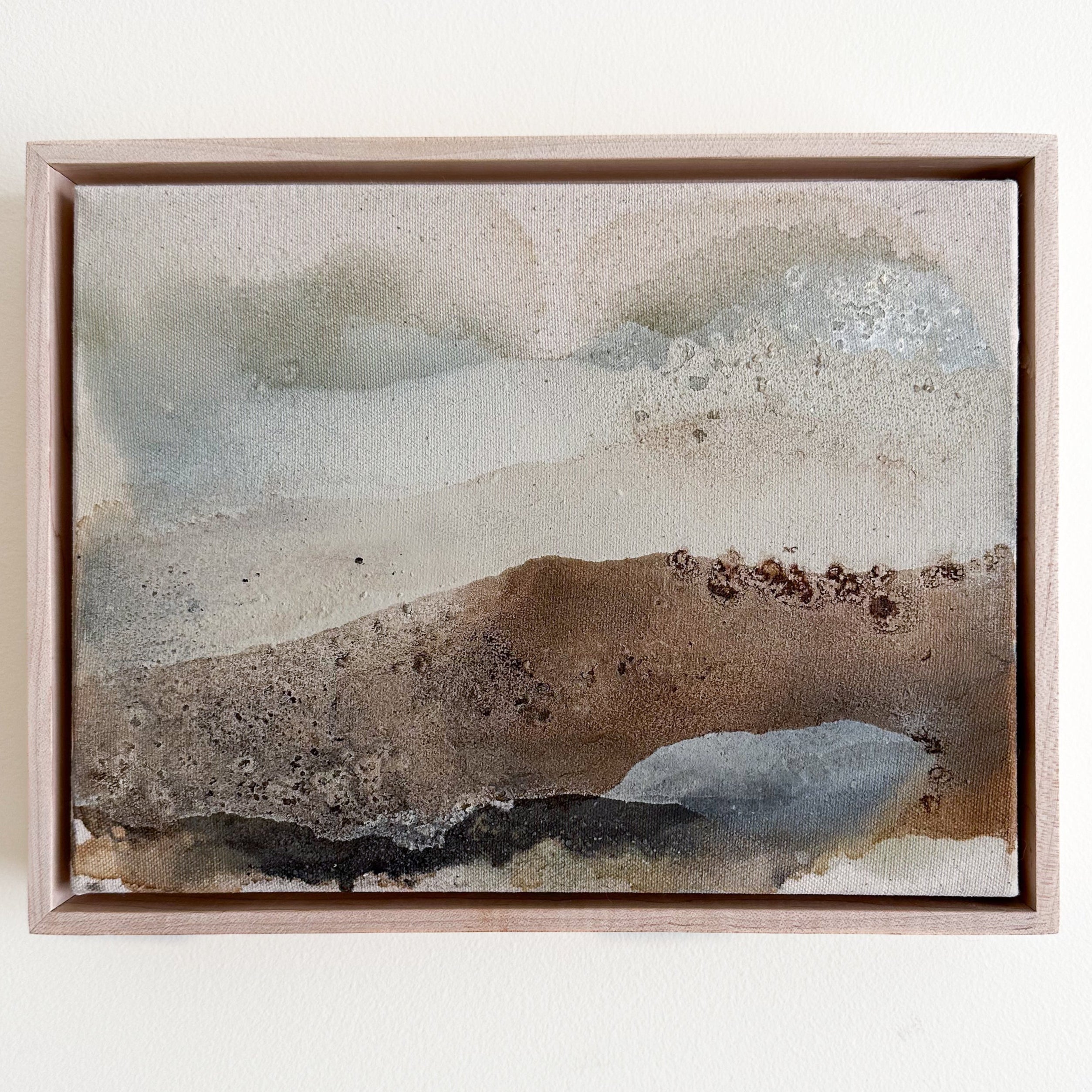 An exploration of salt, graphite & pigment #11 – Jamie Orr Art