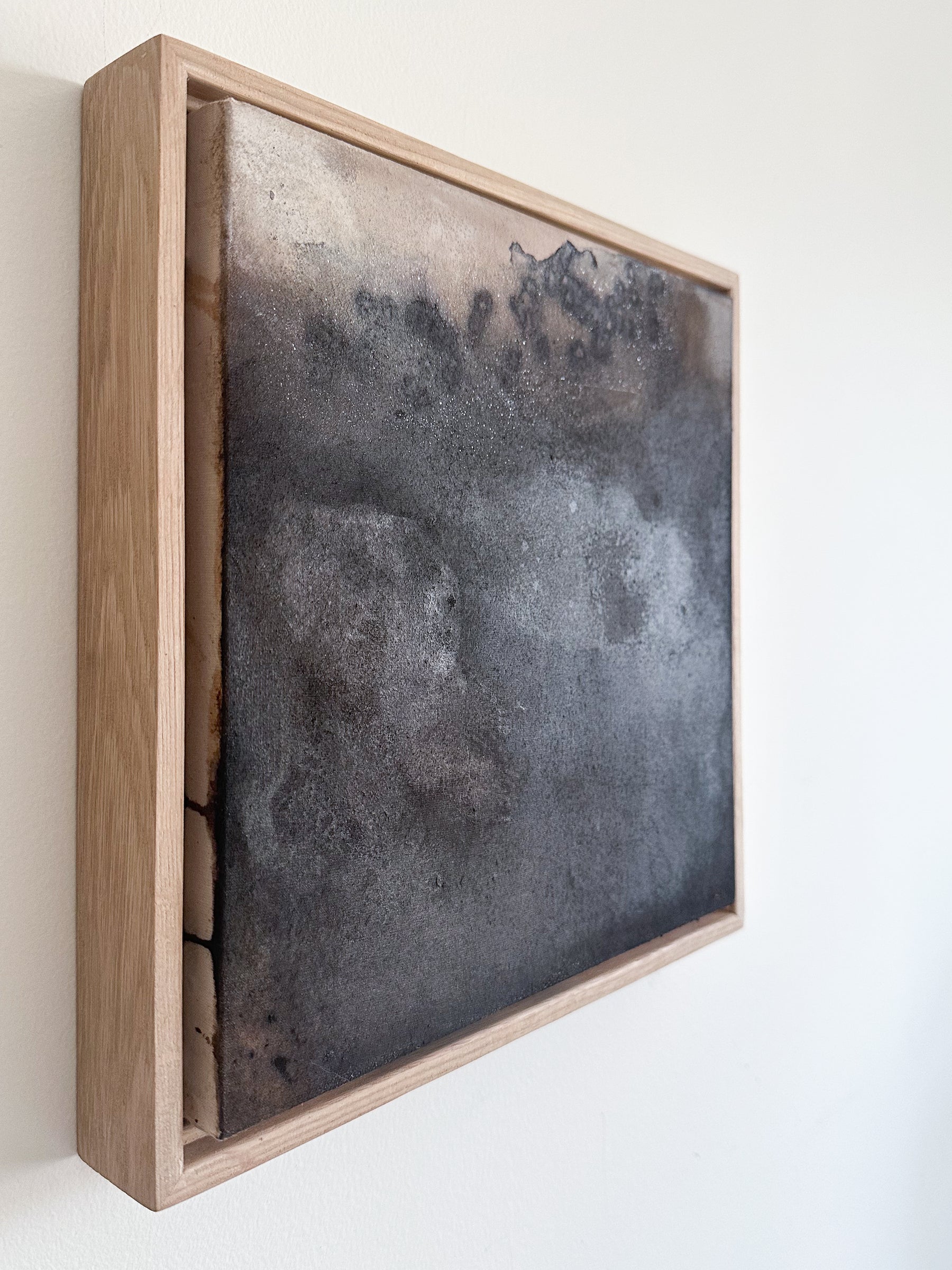 An exploration of sumi ink & salt #15 – Jamie Orr Art